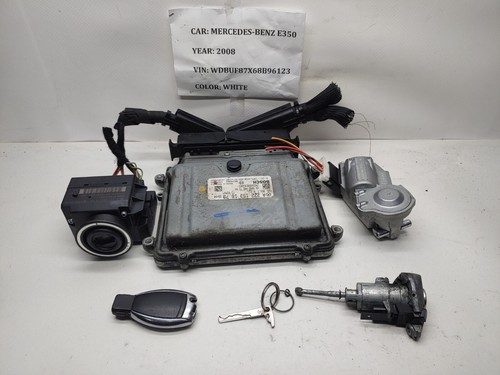 2006-2009 MERCEDES E350 W211 ECU EIS ELV ECM ENGINE COMPUTER IMMO KEY ...