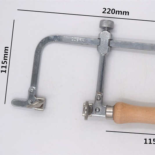 Mini U-shaped Saw Jewelry DIY Tool Jewelers Saw Bow Saw Frame W/ 12 ...