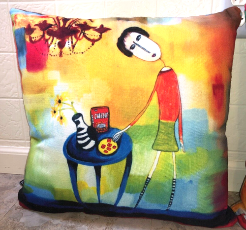 Robin Faye Gates Throw Pillow Deny Designs Cheez Its Flowers ~19 ...