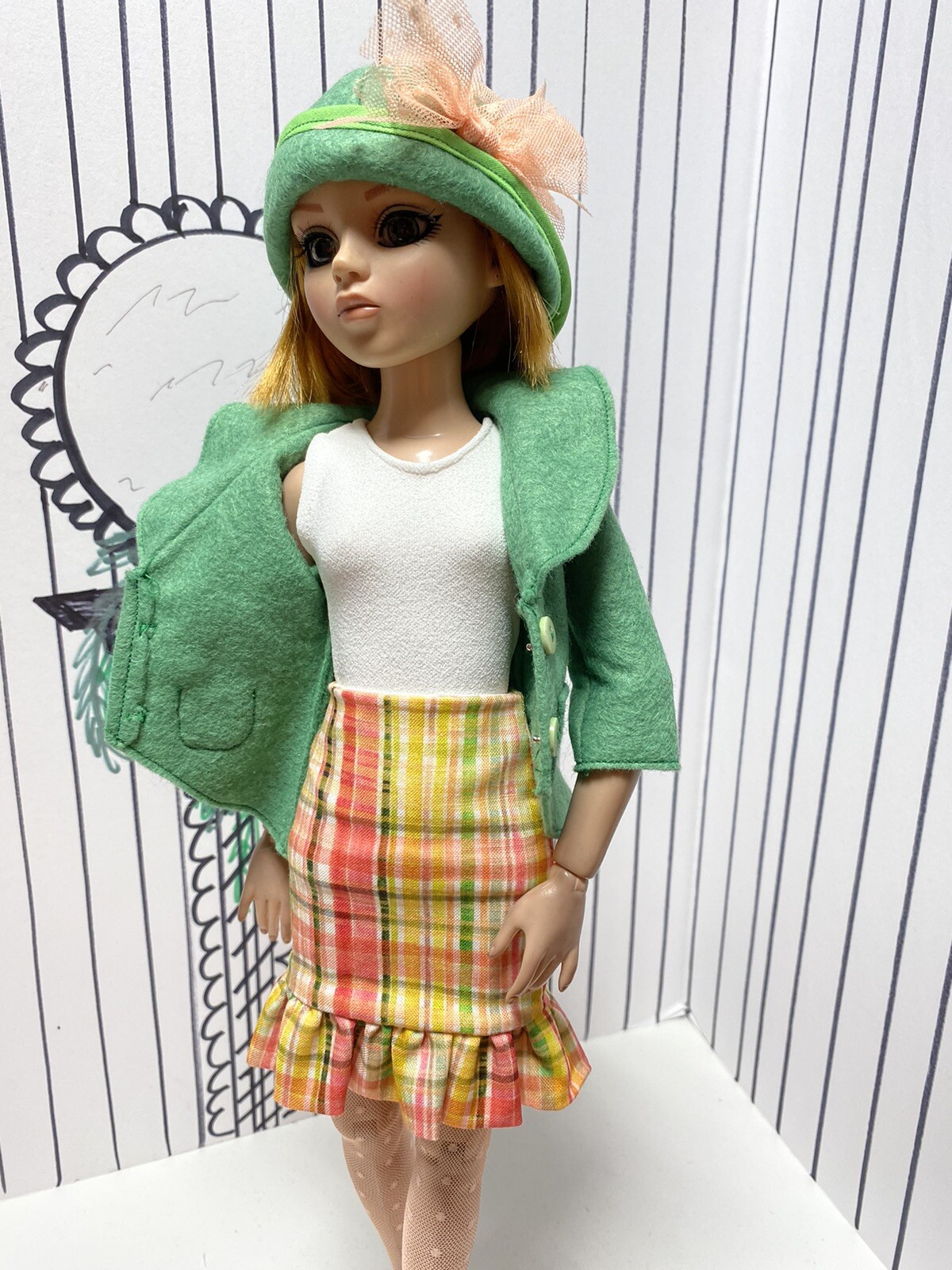 Mint Julip Set For Your Ellowyne Wilde Tonner Fashion Doll 16” Outfit ...