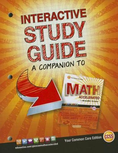 Glencoe Math Accelerated, Interactive Study Guide by McGraw Hill: New ...