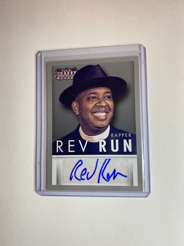 Rev Run 2015 Panini Americana #S-RUN Auto Autograph Rapper | eBay