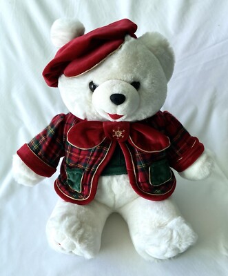 Dan Dee - Snowflake Teddy Bear Plush, 22" Christmas/Holiday Stuffed ...