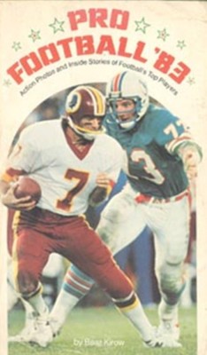 1983 FOOTBALL STARS BOOK (JOE THEISMANN CVR, DORSETT, RIGGINS, BRADSHAW ...