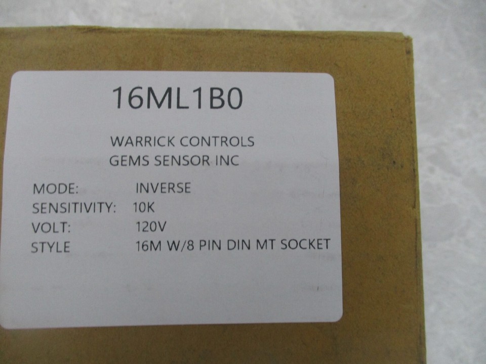 WARRICK CONTROLS/ GEMS SENSOR INC 16ML1B0 GENERAL PURPOSE MODULE ...