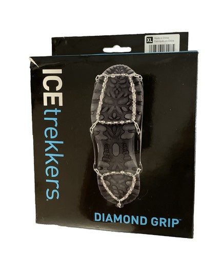 ‎ICETrekkers Diamond Grip Traction Cleats - Black (‎6005) NEW IN BOX X ...
