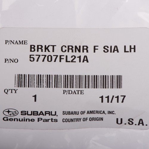 OEM 2017-2023 Subaru Impreza Front Left Bumper Corner Bracket NEW ...