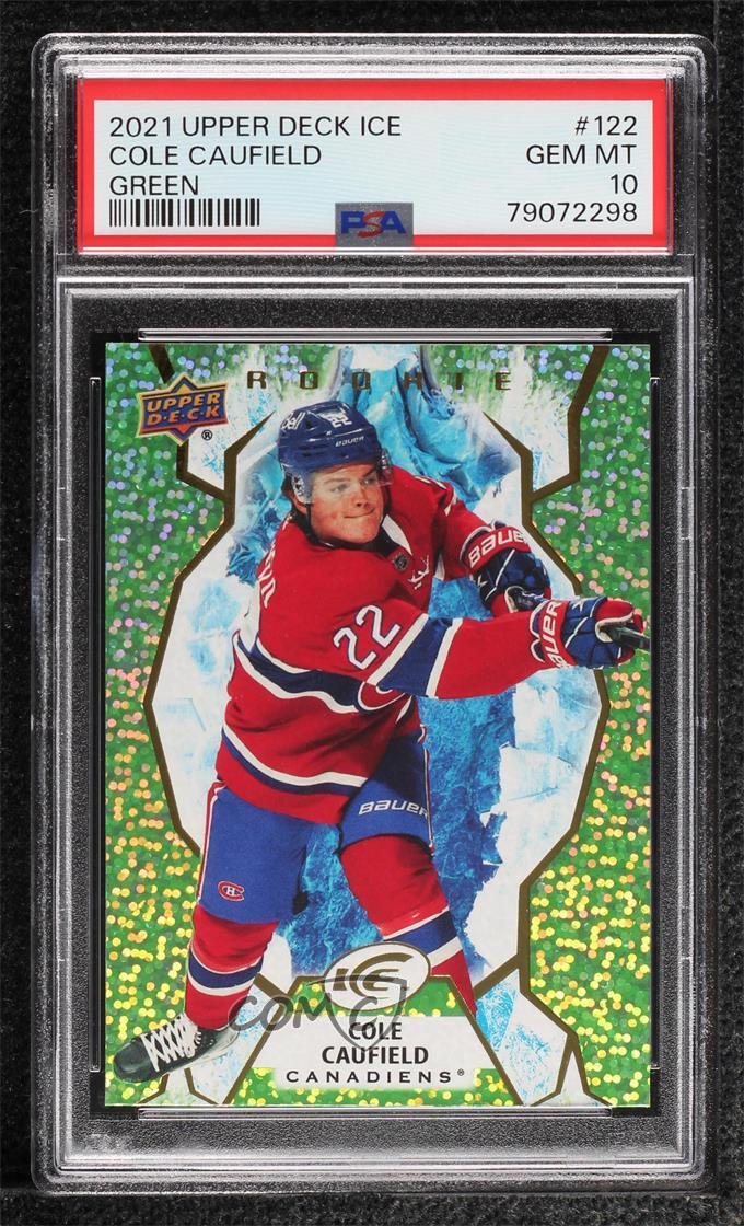 2021-22 Upper Deck Ice - Rookie Green #122 Cole Caufield (RC) for sale ...