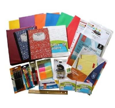 School Supply Bundle Middle High School Binder Hi-lighters composition ...