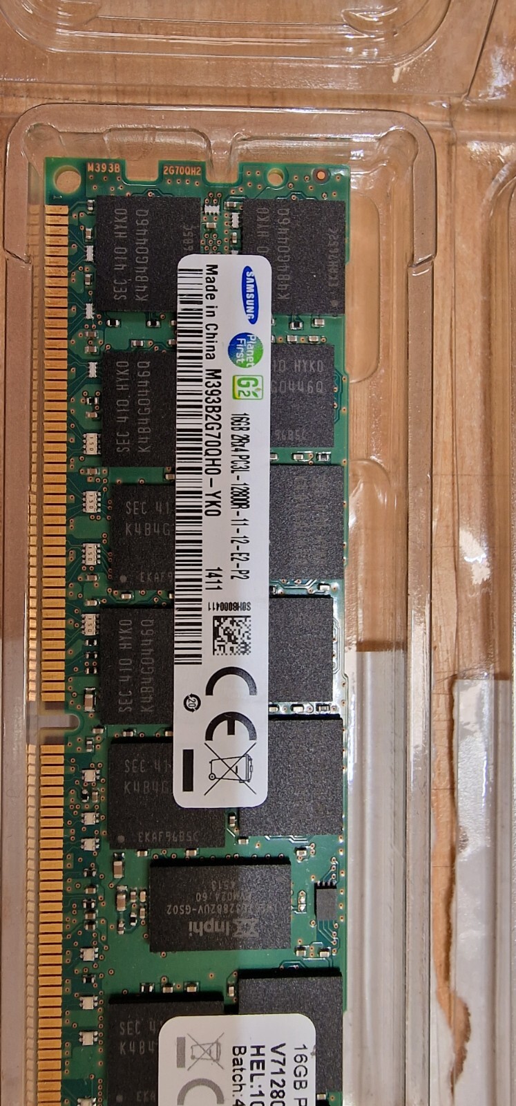 VSeven (Samsung) 32GB (2x16GB Kit) ECC PC3L-12800 (DDR3-1600) - Server ...