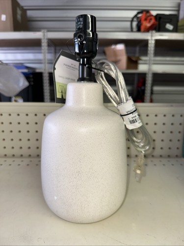 Small Casual Ceramic Lamp Base White - Threshold™ | eBay