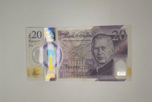 £20 Twenty Pound Note EH01 966998 flipper high serial 1st Issue polymer ...