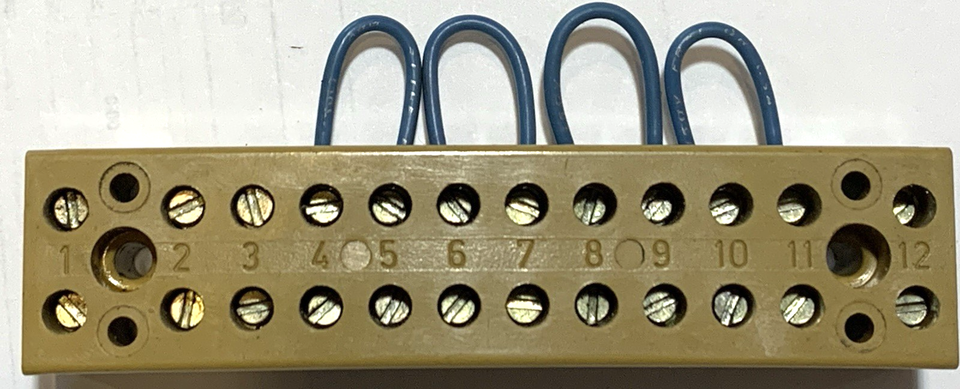 Weidmuller 12 Pin Terminal Block Connector Strip TYP BK12 $11.01 + FREE ...