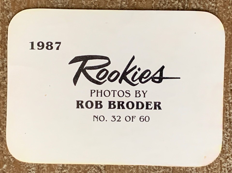 1987 Rob Broder Rookies Chris Bosio Milwaukee Brewers #32 Of 60 | eBay