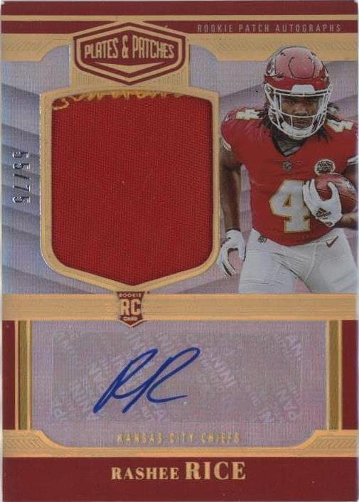 2023 Panini Plates & Patches - Rookie Patch Autographs Rashee Rice #RPA ...