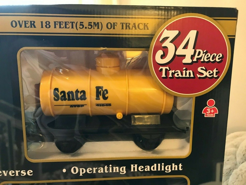 STEM Toys G Gauge Santa Fe 39 PIECE TRAIN SET, REMOTE CONTROL UPC ...