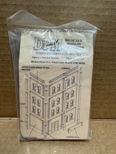 HO Scale Design Preservation Models DPM Modular Wall System Building ...