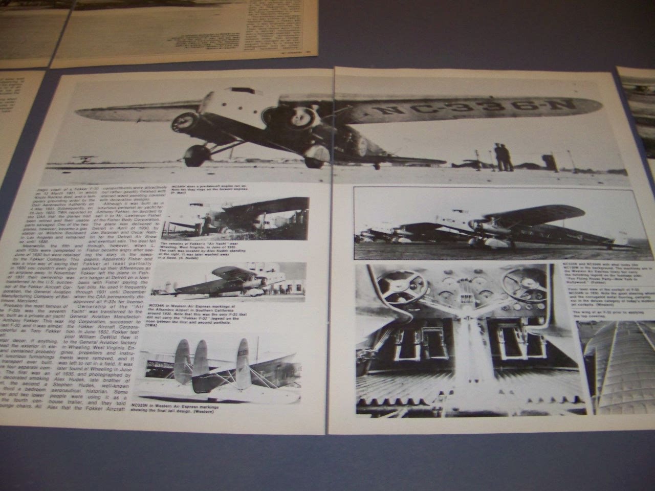 FOKKER F-32 "FOUR-ENGINED FAILURE" ..HISTORY/PHOTOS/DETAILS/SPECS (335G ...