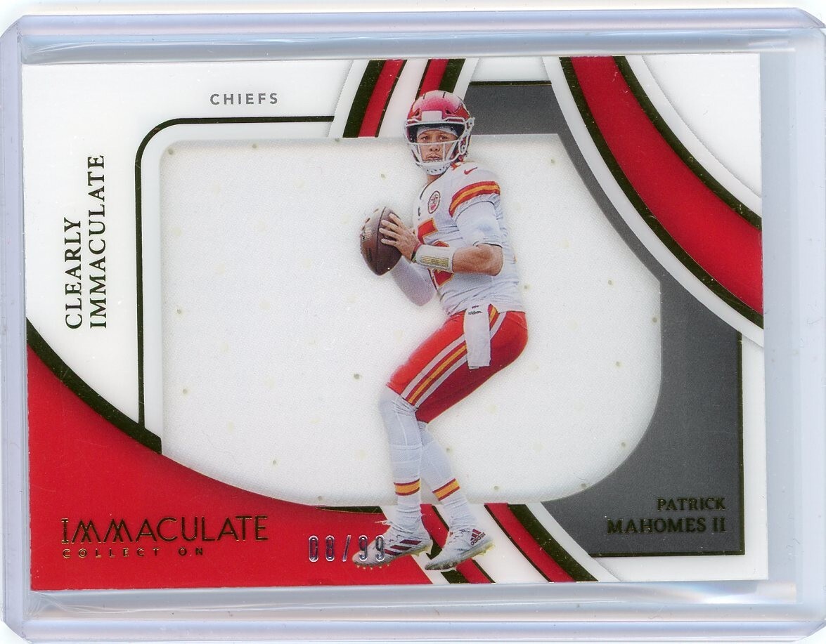 2021 Panini Immaculate Collection Clearly Immaculate Relic Patrick ...