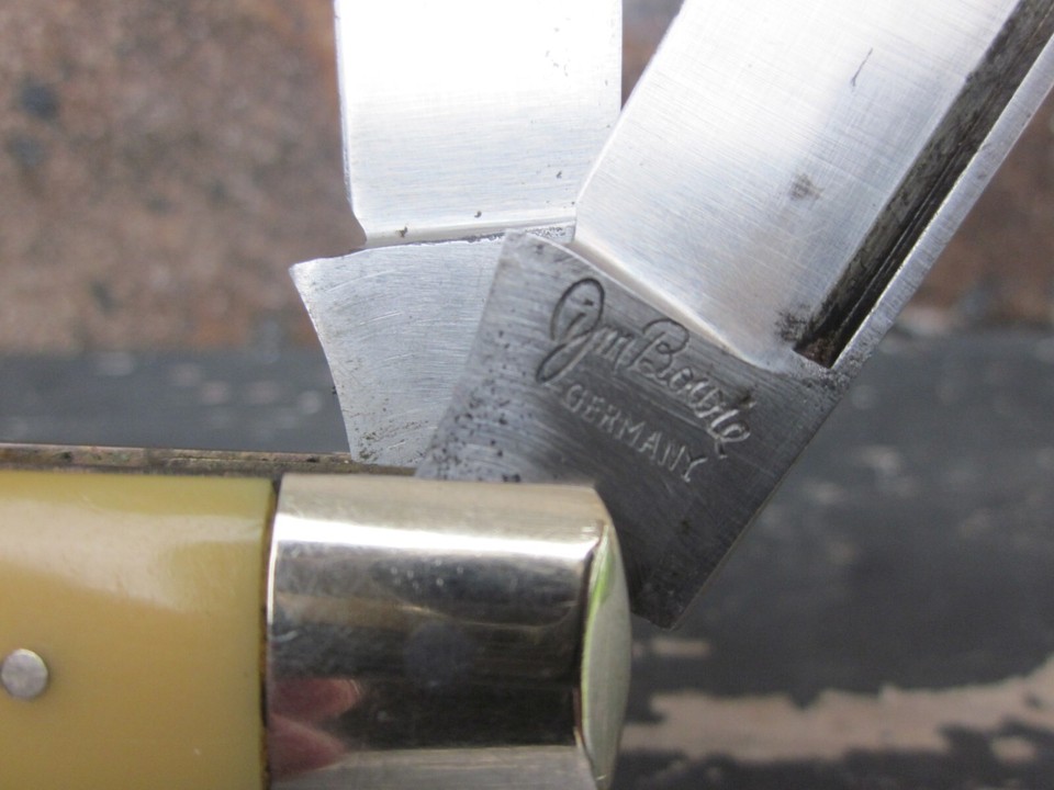 German Eye Jim Bowie 425Y Large Stockman Folding Pocket Knife Carl ...