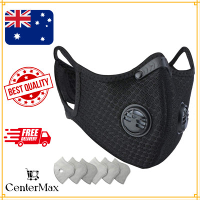 Dust Mask, Reusable Dust Pollution Mask with Activated Carbon Filter ...