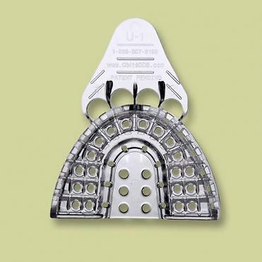 Plastic Implant Tray Upper Full Arch Impression Tray Small Upper (U1 ...