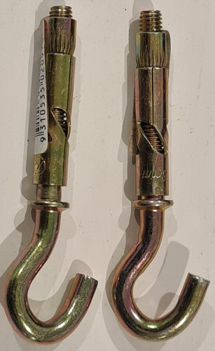 Genuine Ramset Dynabolt Open Hook Anchors - 8mm x 45mm - Concrete Brick ...