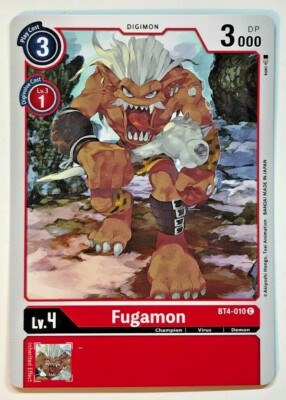 Digimon Fugamon Great Legend BT4-010 C NM/M | eBay