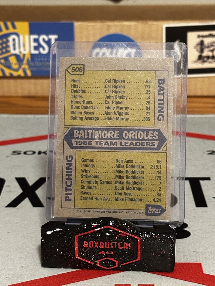 1987 Topps - Team Leaders #506 Earl Weaver, Rick Dempsey | eBay