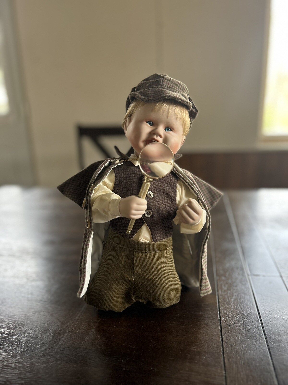 Ashton Drake Galleries - Little Sherlock Holmes Porcelain Doll Vintage ...