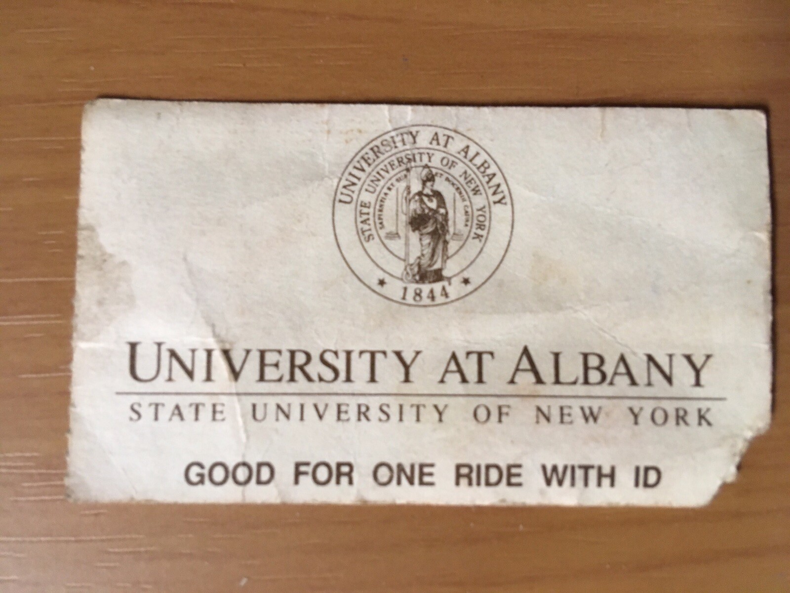 The Last Known Surviving 1990's SUNY Albany Bus Pass in the Universe | eBay