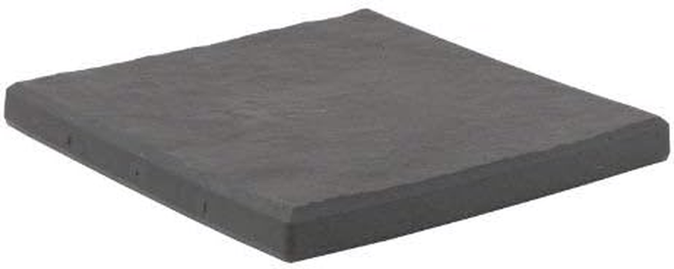 4-piece 12"x12" Step Stomp Stone Patio Block Garden Paver Slate Gray 4 ...