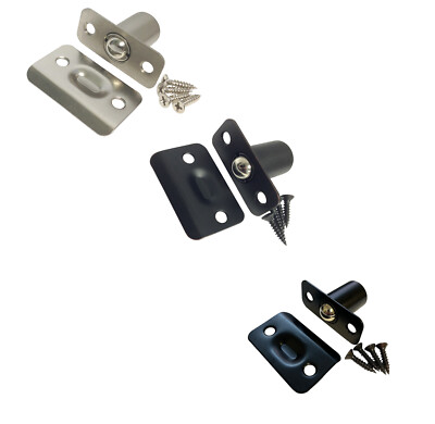 House Guard Hardware Door Ball Catch Closet Black/Satin Nickel/Oil ...