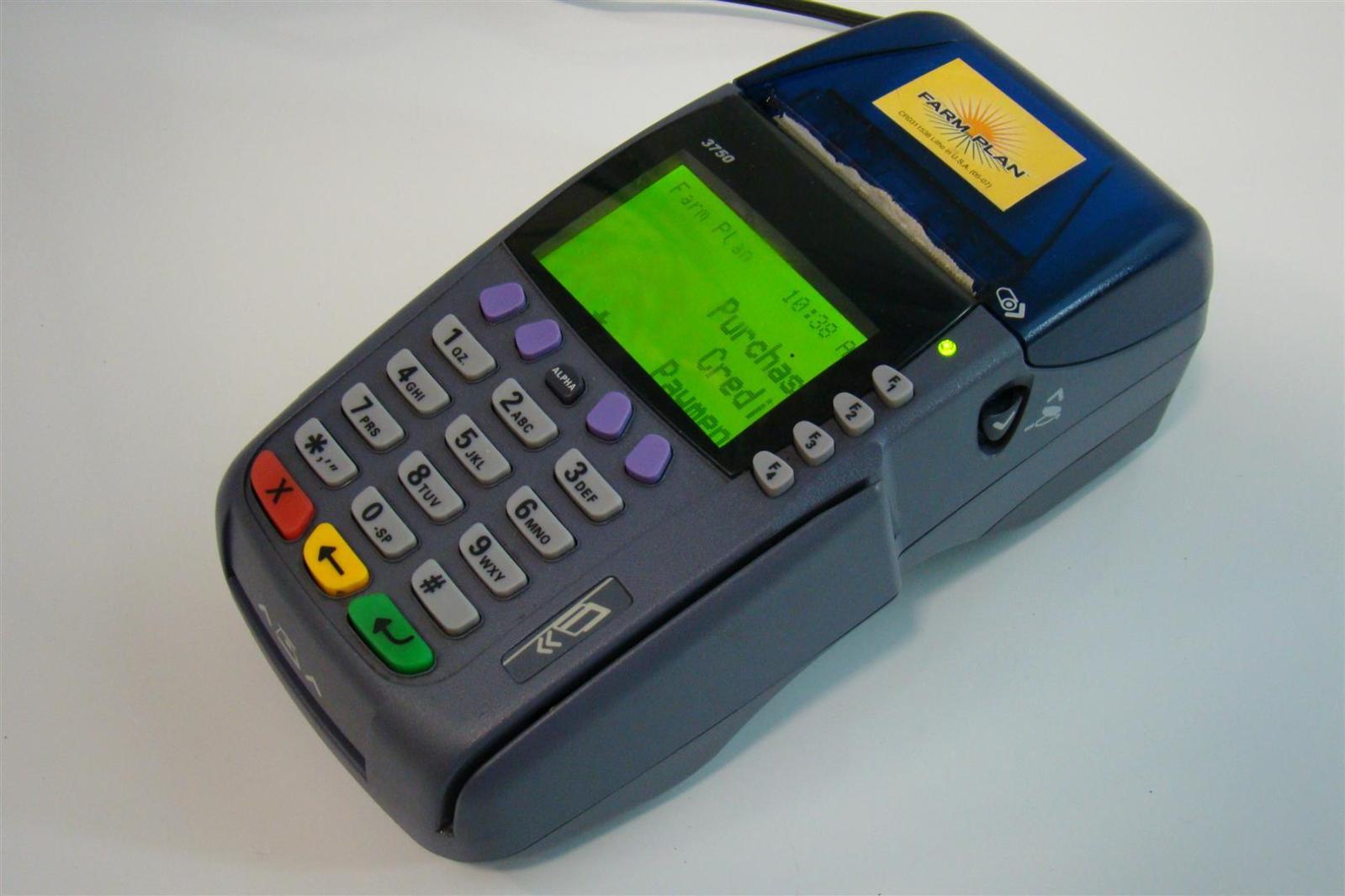 Verifone Credit Card Machine 22-26VDC 1.5A M197-550-14-US1 OMNI 3750 | eBay