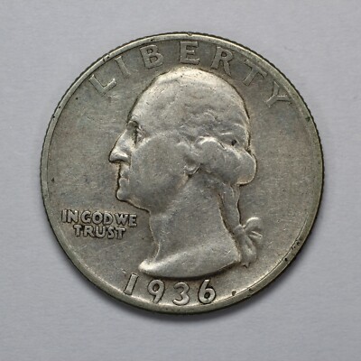 1936 D Washington Silver Quarter | eBay