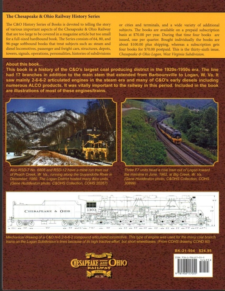 C&OHS Issue #36 – Chesapeake & Ohio Logan, WV Subdivision | eBay