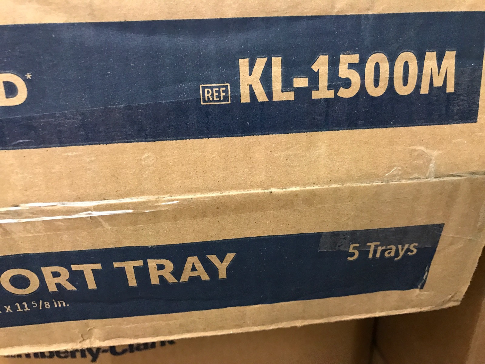HALYARD KL-1500M Transport Tray Plastic 23.1/4" x 11.5/8" Drain (5) NEW ...