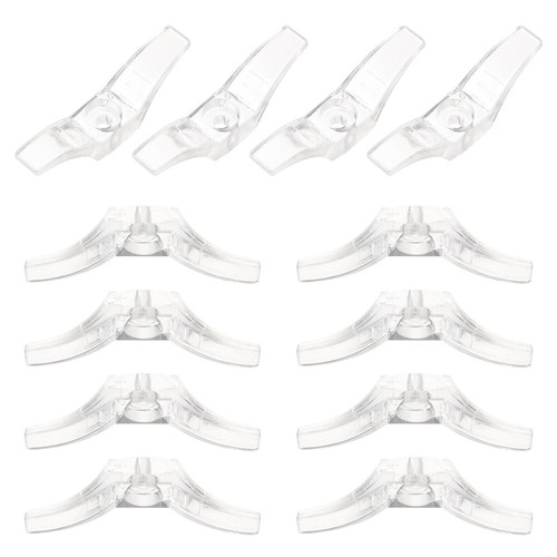 12 Pcs Blinds Cord Clip See Curtain Hooks Winder Window Cleat Clear for ...
