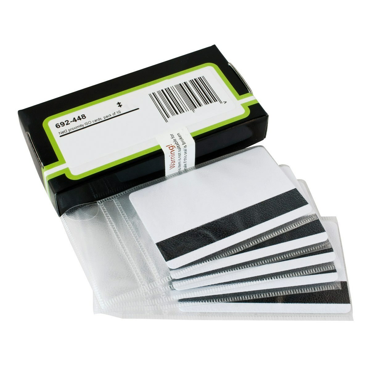 Paxton 692-448 Net2 Proximity ISO Cards With Magstripe, Pack Of 10 ...