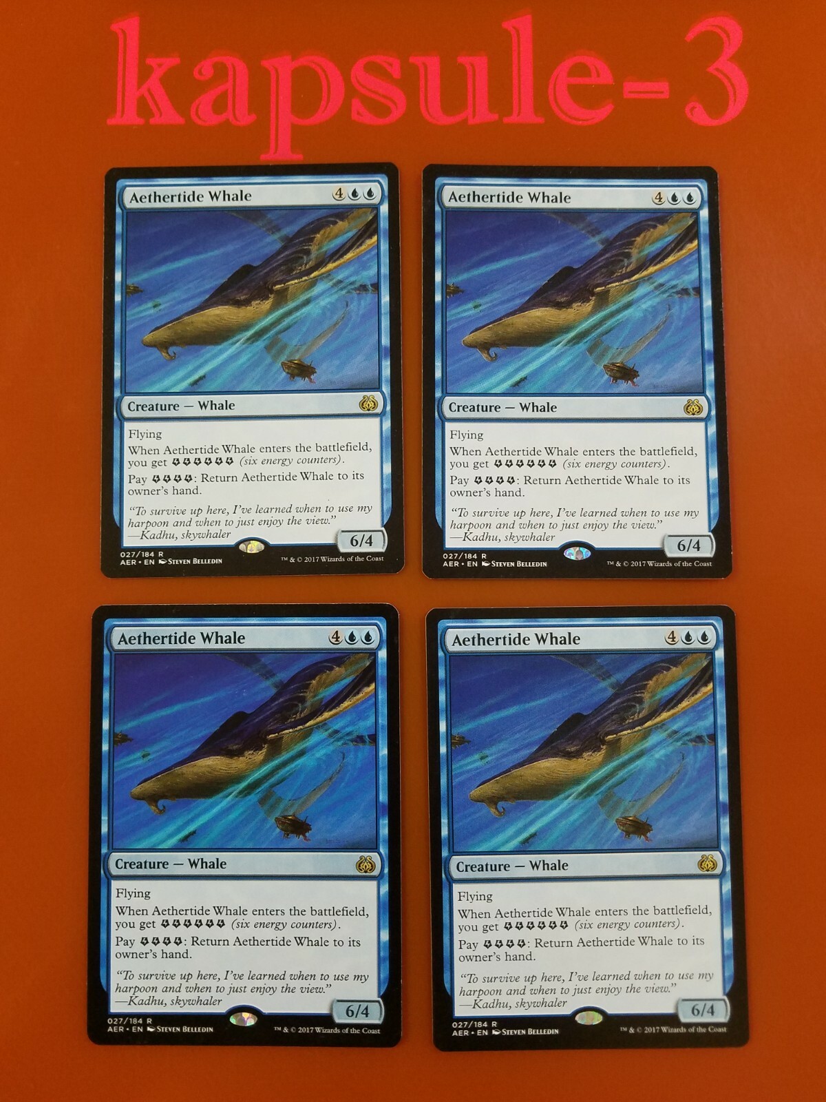 4x Aethertide Whale (LP-NM) | Aether Revolt | MTG Magic Cards | eBay