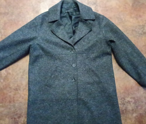 Peruvian Connection Hamilton Coat-Women's L Gray Felted Alpaca Wool ...