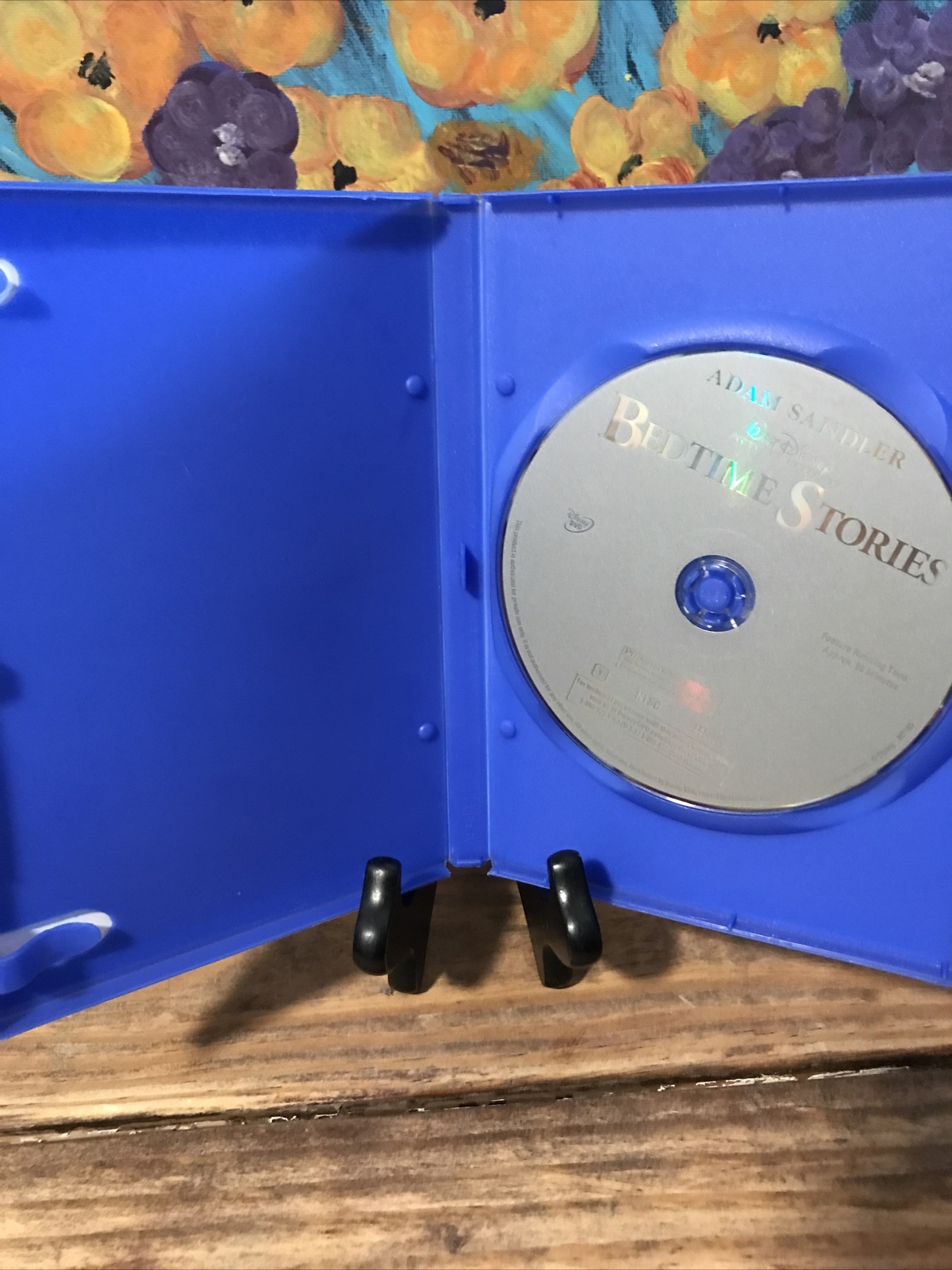 Bedtime Stories (DVD, 2009) Walt Disney Rare Blue Case Adam Sandler ...