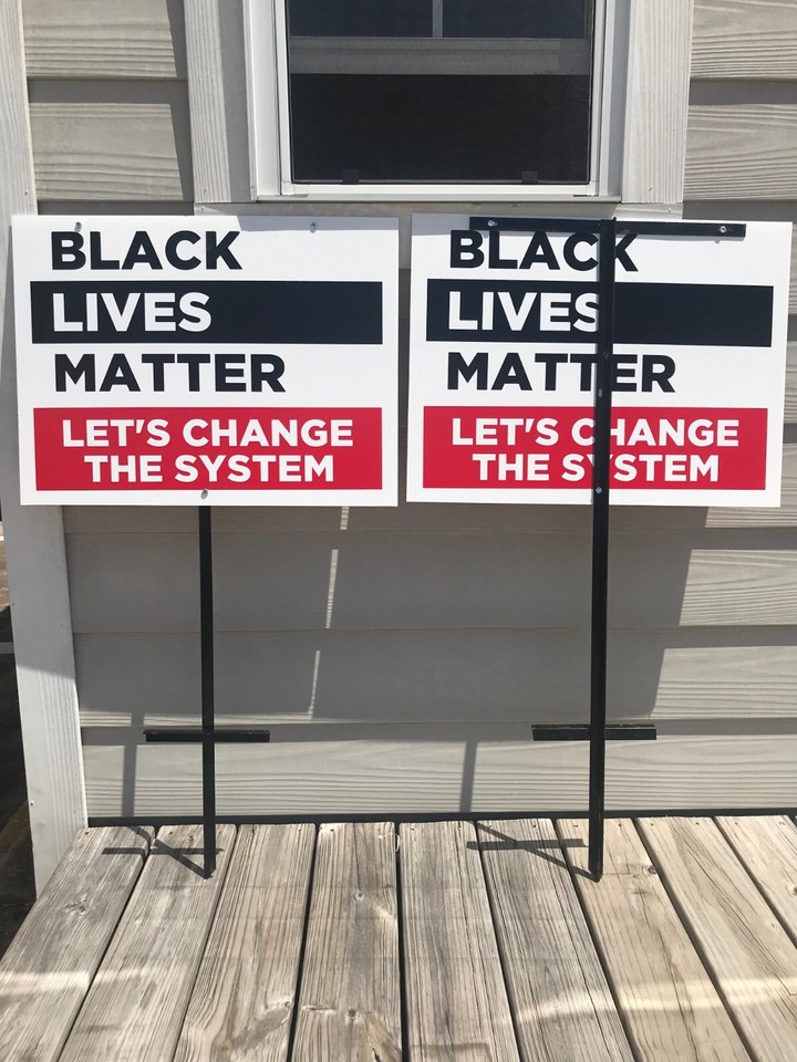 T-Bar Sign Stakes, 2 Pack 42" T-Bar Sign Stakes, Heavy Duty Metal 42 ...