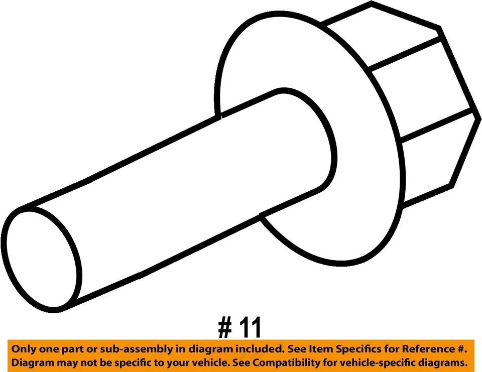 HONDA OEM 97-23 Accord Crosstour-Wheelhouse Liner Bolt 90149SA0003 | eBay