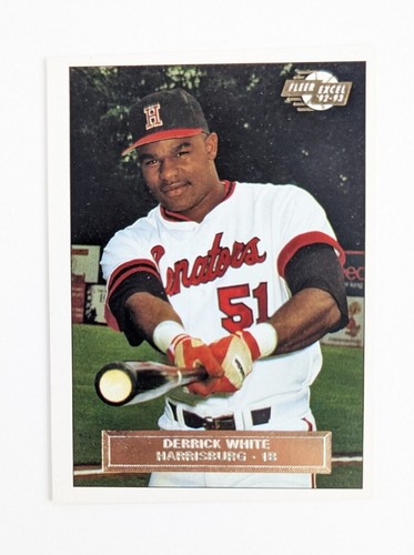 1992-93 Fleer Excel #65 Derrick White Harrisburg Senators Minor League ...