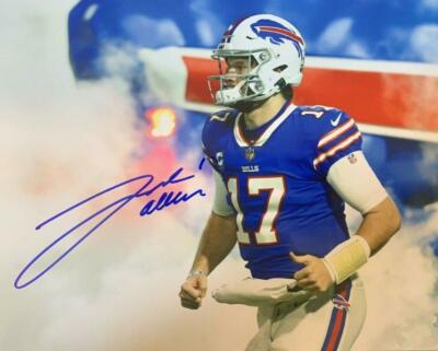 Von Miller Photo Josh Allen Print Signed Mounted Photo Display #01 ...