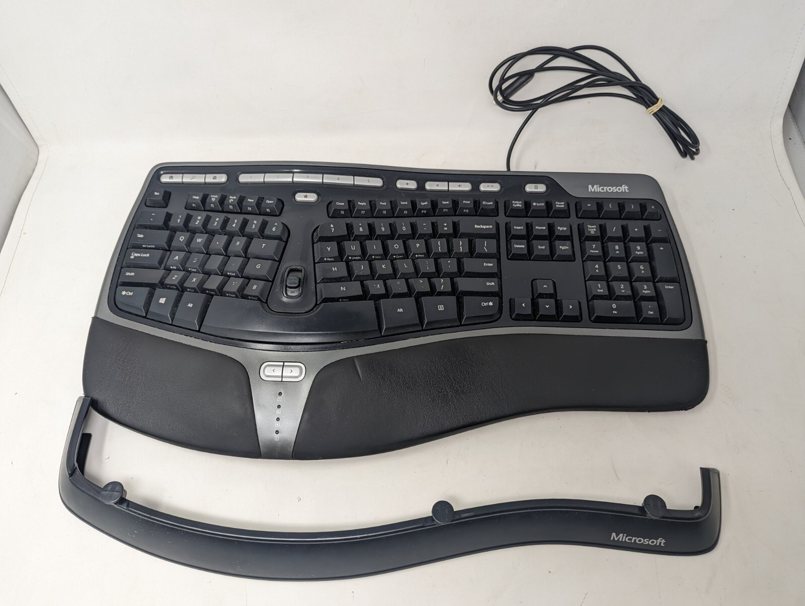 Microsoft Natural Ergonomic 4000 V1.0 Keyboard with angle stands KU ...