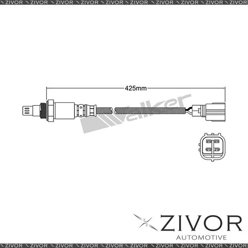 Pre-Cat. Oxygen Sensor Rear For Toyota Kluger / Highlander GSU50 3.5 ...