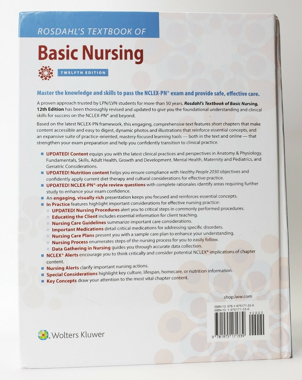 Rosdahl's Textbook of Basic Nursing by Caroline Rosdahl (2021 ...