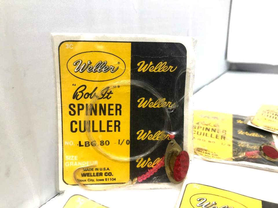 LOT OF ( 8 ) VINTAGE WELLER BOB IT SPINNER CULLER RIGS. | eBay